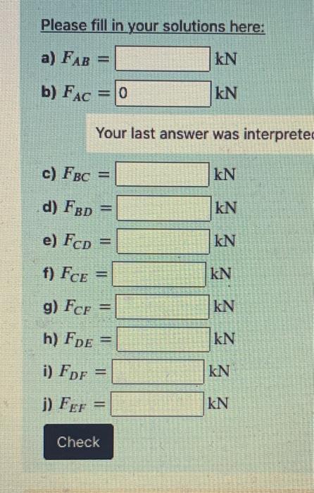Solved Week 4, Question 2t Use the force method to determine | Chegg.com