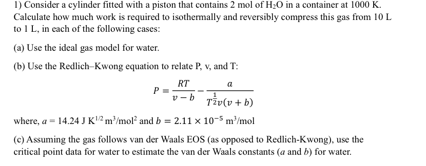 Solved Consider a cylinder fitted with a piston that | Chegg.com