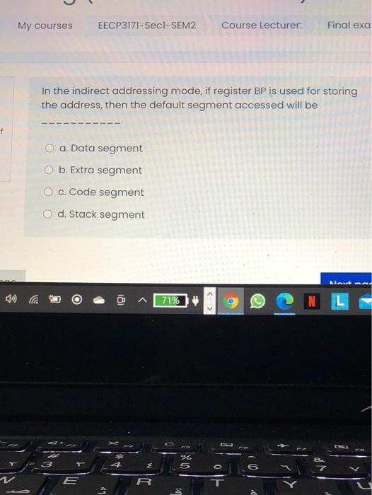 Solved My courses EECP3171-Secl-SEM2 Course Lecturer: Final | Chegg.com