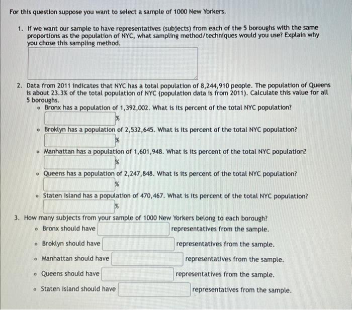 Solved For this question suppose you want to select a sample | Chegg.com
