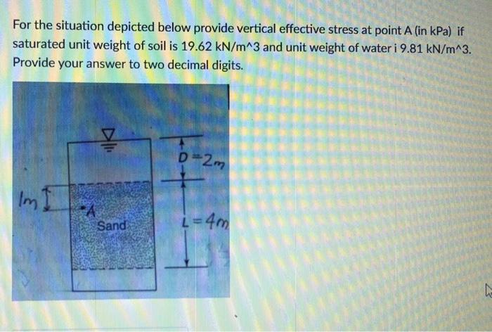 Solved For the situation below whereby the saturated unit | Chegg.com