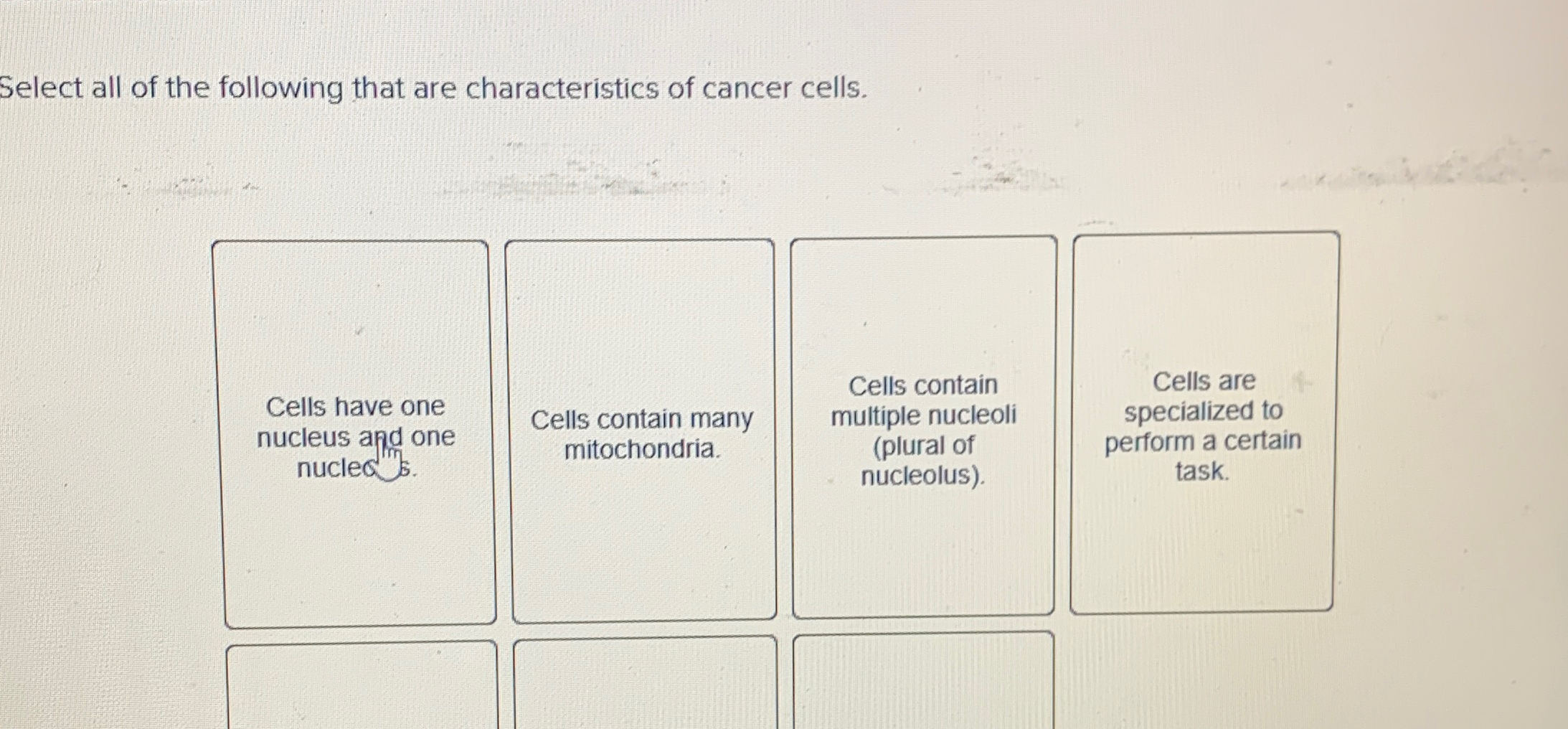 Solved Select all of the following that are characteristics | Chegg.com