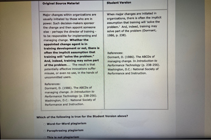 Solved Original Source Material Student Version When major | Chegg.com