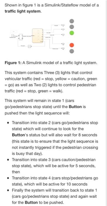 Solved Shown in figure 1 is a Simulink/Stateflow model of a | Chegg.com