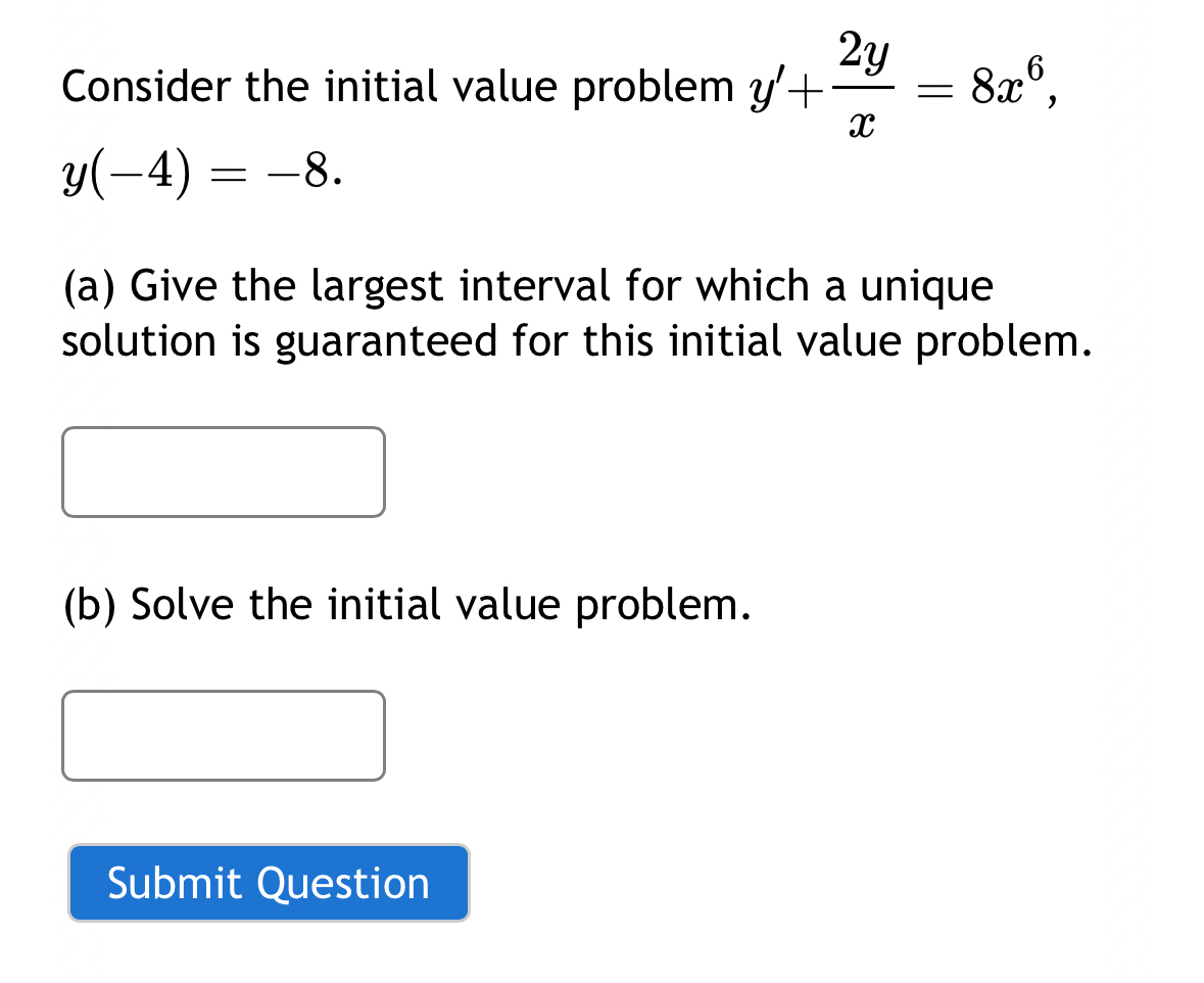 Solved Consider the initial value problem | Chegg.com
