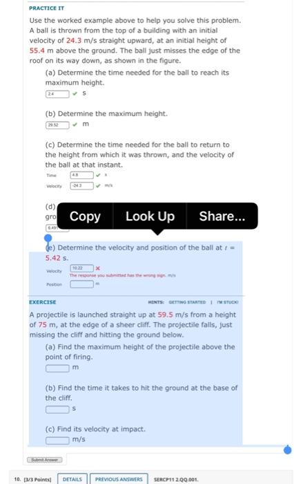 Solved PRACTICE IT Use the worked example above to help you | Chegg.com