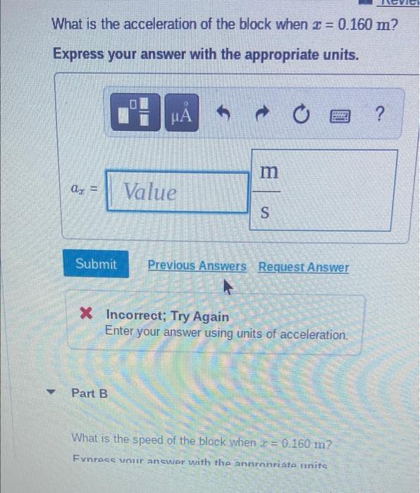 Solved A small block is attached to an ideal spring and is | Chegg.com