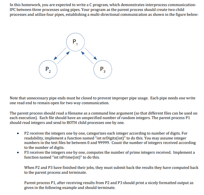 Solved In this homework, you are expected to write a C | Chegg.com