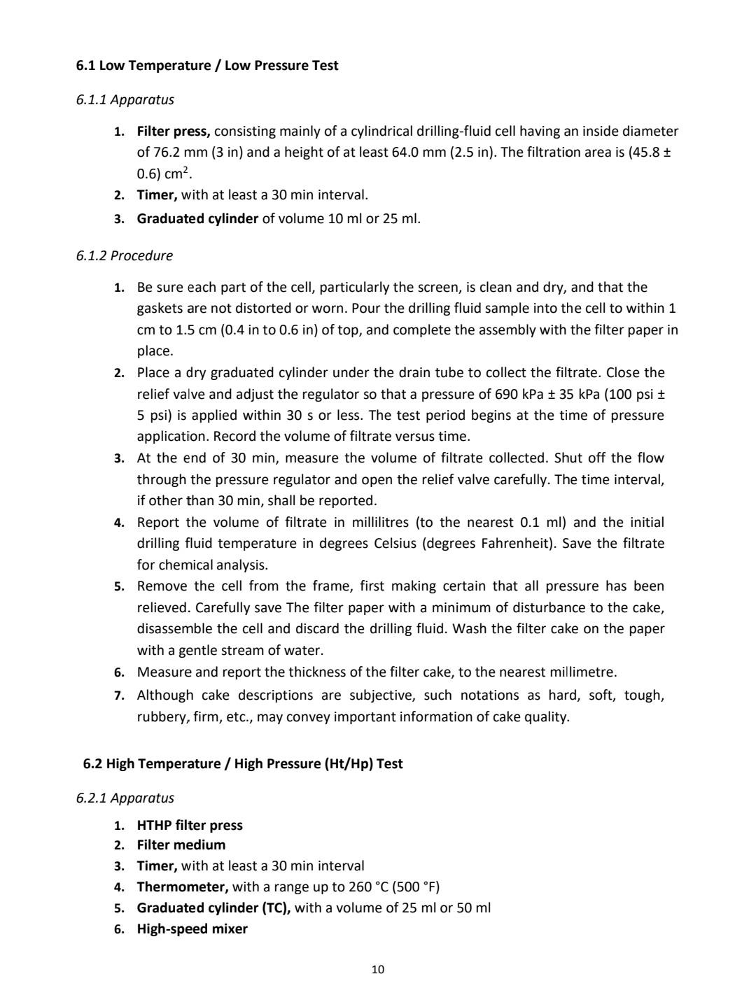 Solved 6.1 Low Temperature / Low Pressure Test 6.1.1 | Chegg.com