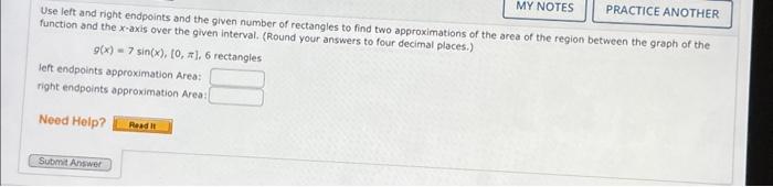 Solved Use left and right endpoints and the given number of | Chegg.com Solved Use left and right endpoints and the given number of | Chegg.com