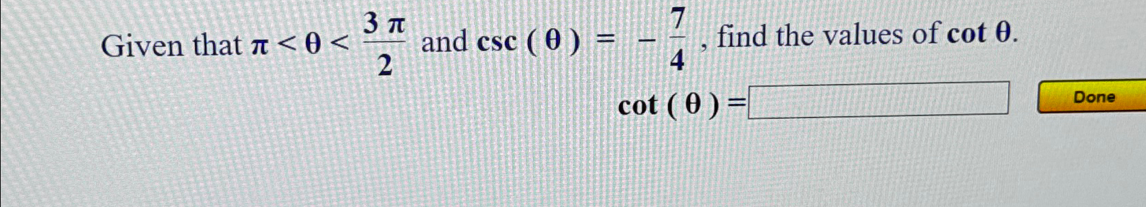 Solved Given that π
