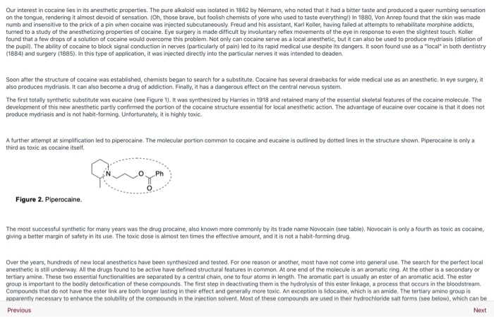 Introduction - Local Anesthetics Local anesthetics, | Chegg.com
