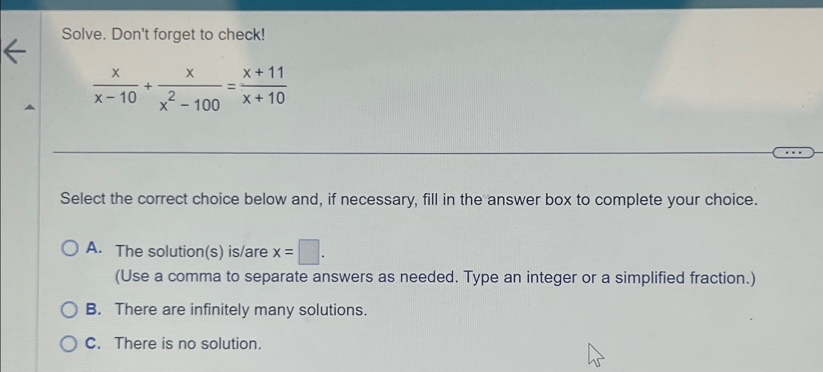 Solved Solve. Don't forget to | Chegg.com
