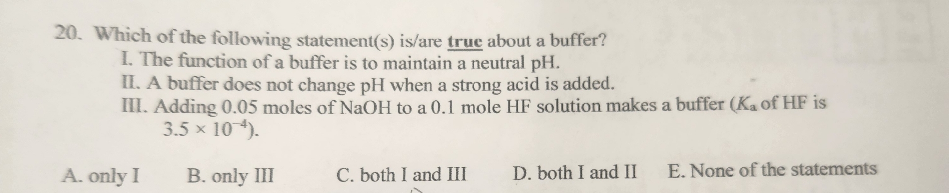 Solved Which of the following statement(s) ﻿is/are true | Chegg.com