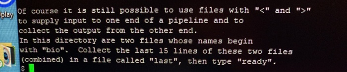 Solved there are 3 files, bio1, bio2, bio3i am to get the | Chegg.com