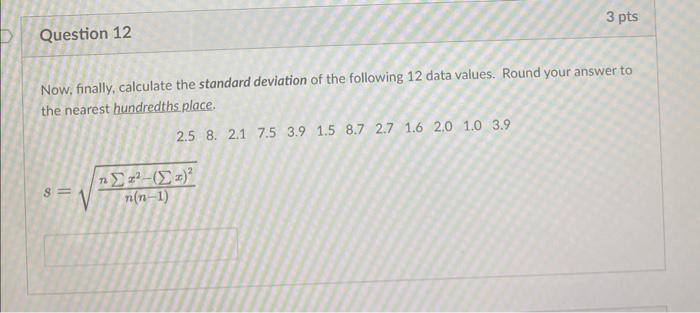 Solved In problem 12, you will be asked to find the sample | Chegg.com