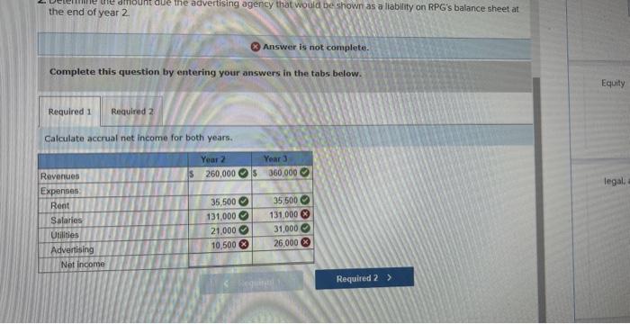 Solved Exercise 1-2 (Algo) Accrual accounting [LO1-2] Listed | Chegg.com