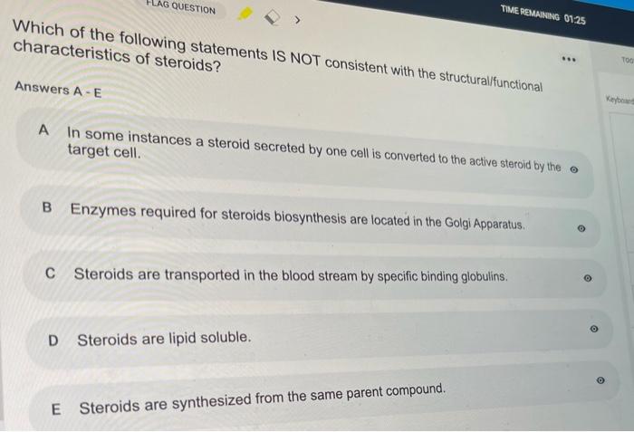 Solved Which of the following statements IS NOT consistent | Chegg.com