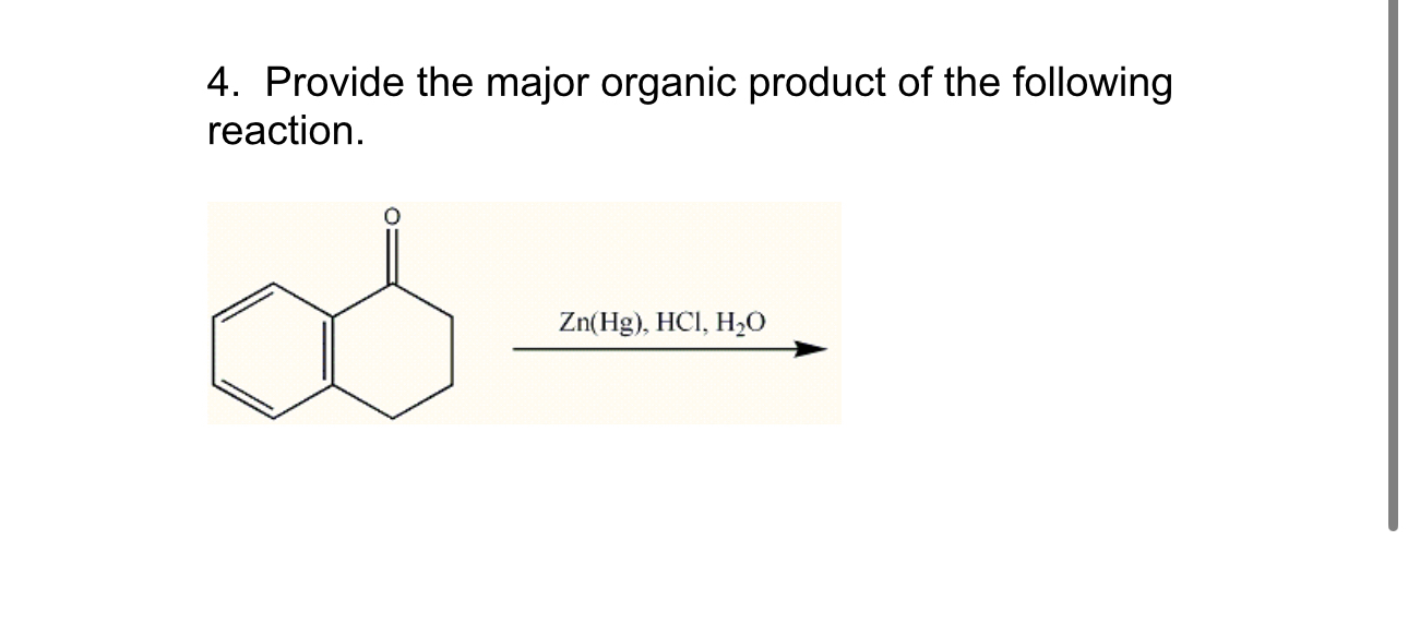 Solved Provide the major organic product of the following | Chegg.com