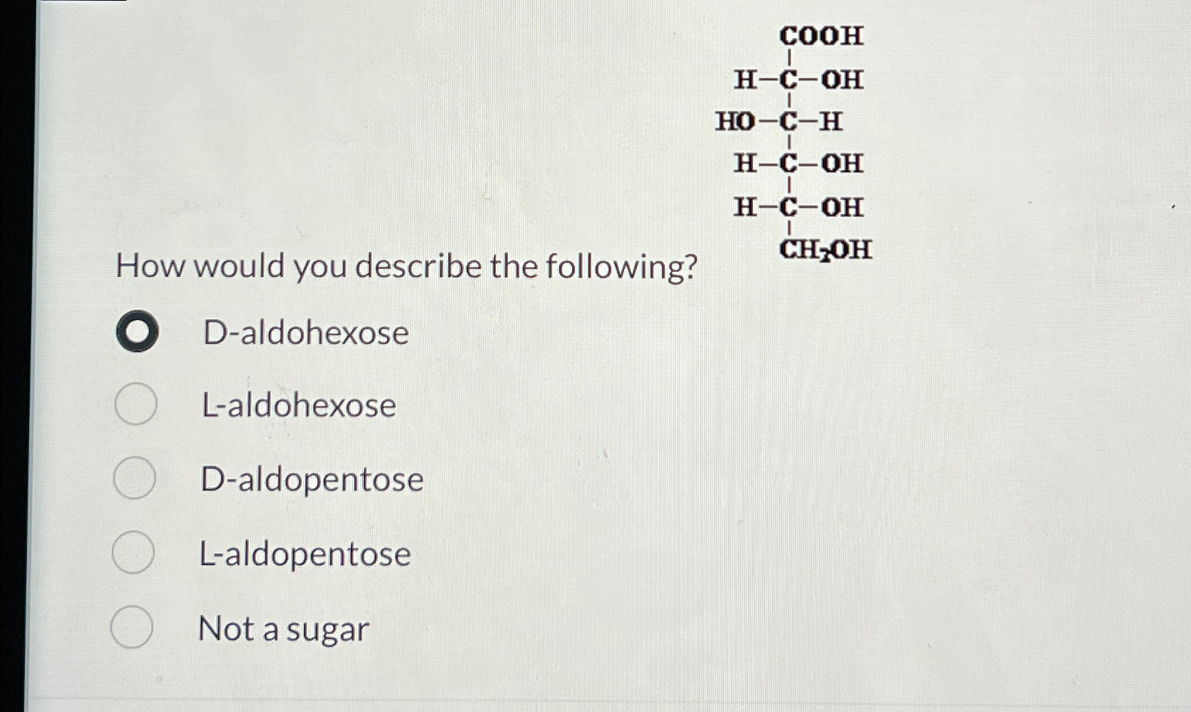 Solved How would you describe the | Chegg.com
