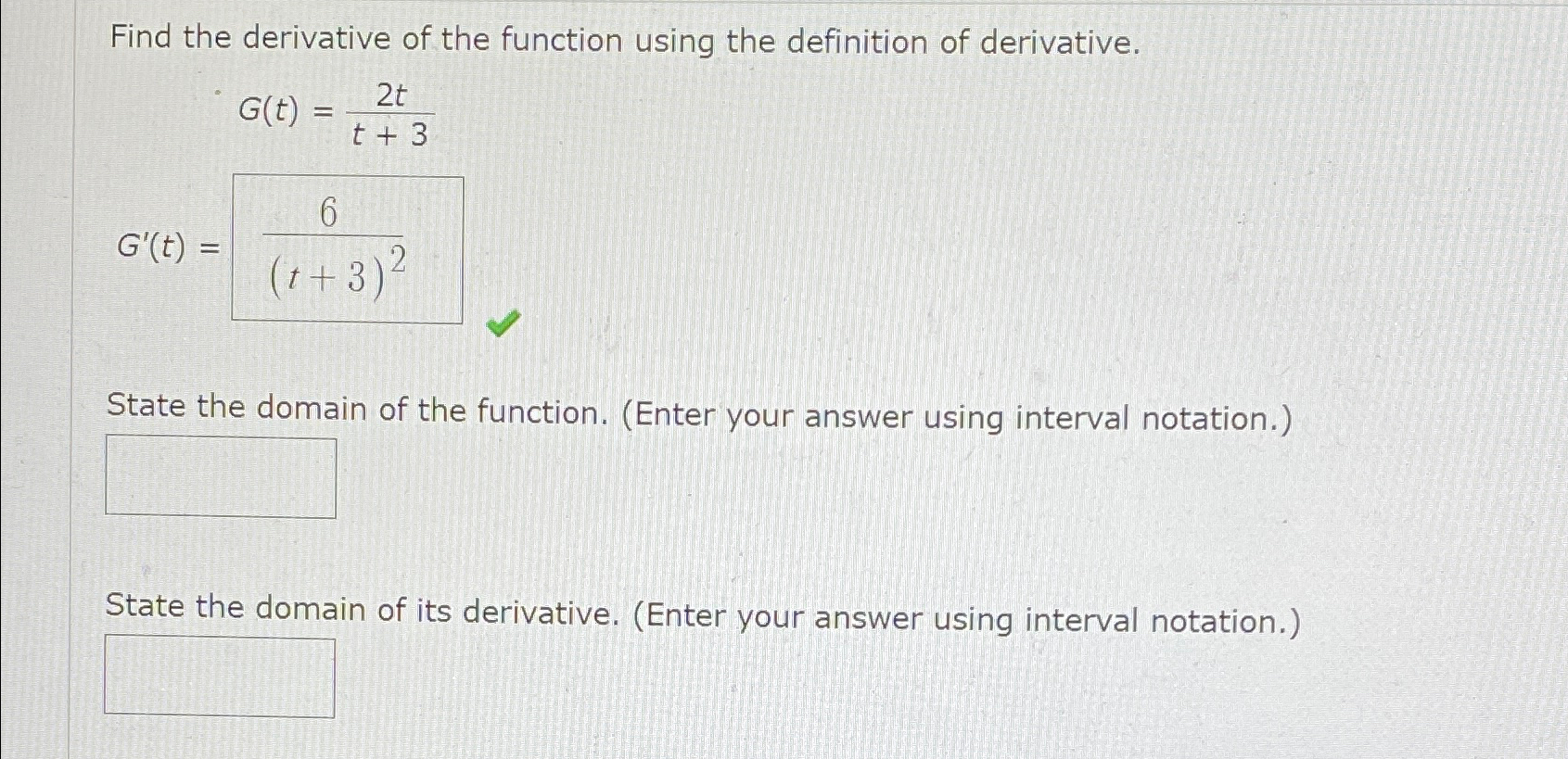 Solved Find the derivative of the function using the | Chegg.com