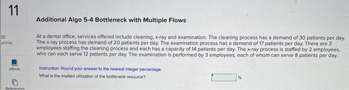 Solved Additional Algo 5-4 Bottleneck with Multiple Flows At | Chegg.com