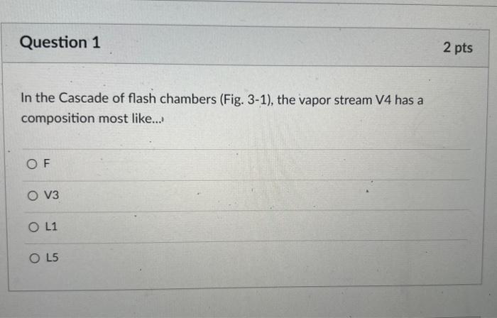 In the Cascade of flash chambers (Fig. 3-1), the | Chegg.com