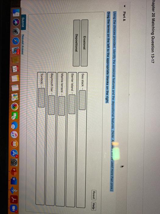 Solved hapter 20 Matching Question 13-17 Part A Using the | Chegg.com