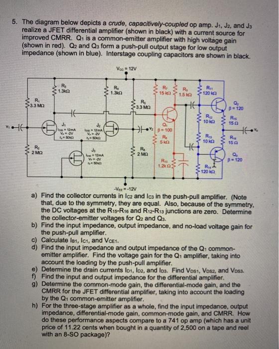 5. The diagram below depicts a crude, | Chegg.com
