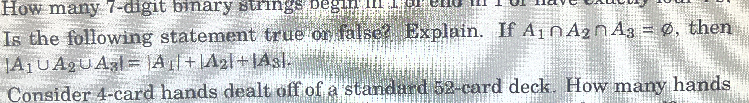 Is the following statement true or false? Explain. If | Chegg.com