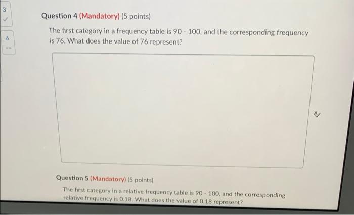 Solved The first category in a frequency table is 90−100, | Chegg.com