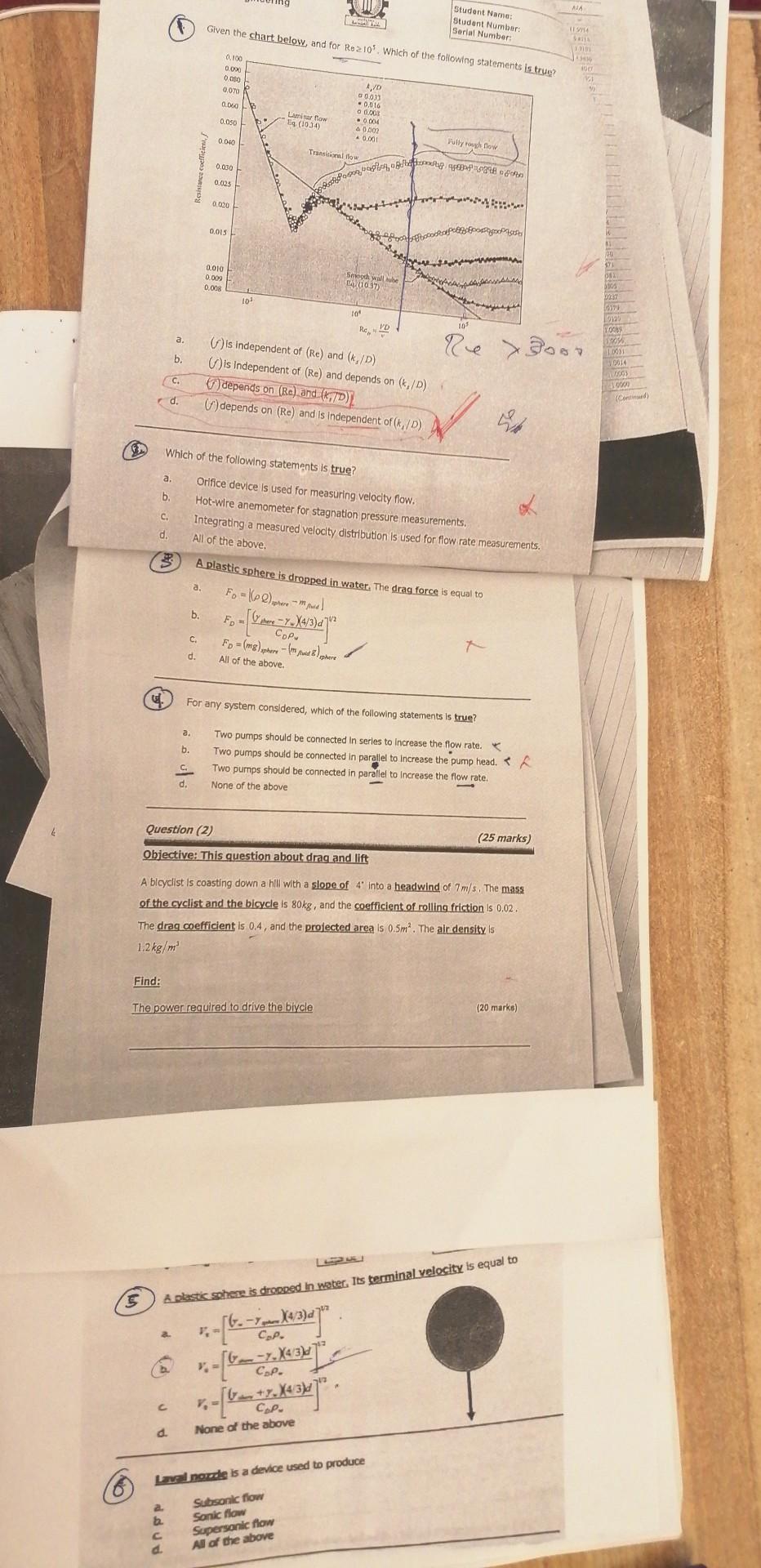 Solved CE Student Name: Student Number: Serial Number: | Chegg.com