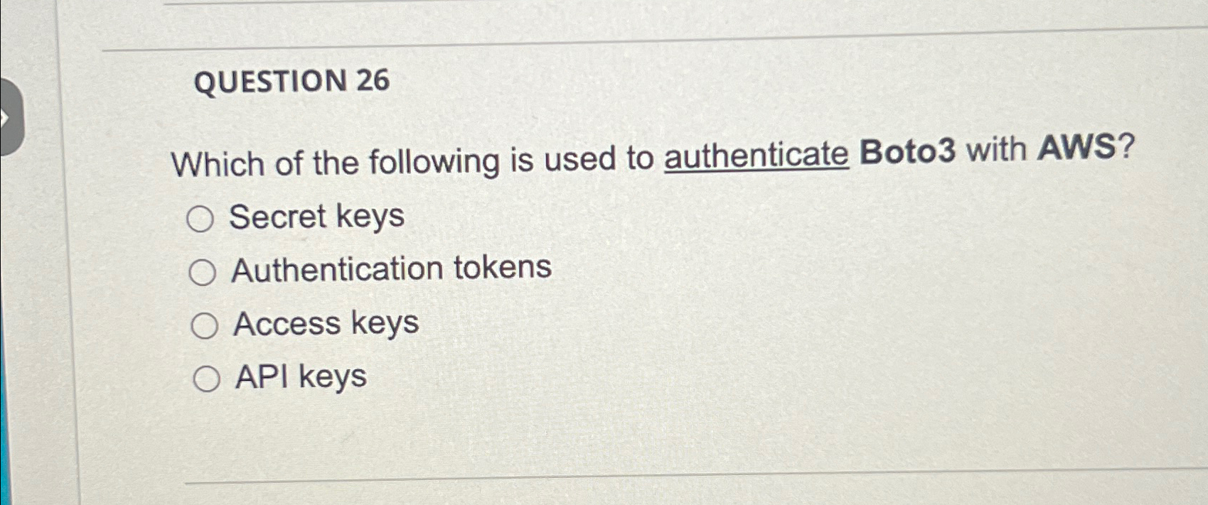 Solved QUESTION 26Which of the following is used to | Chegg.com