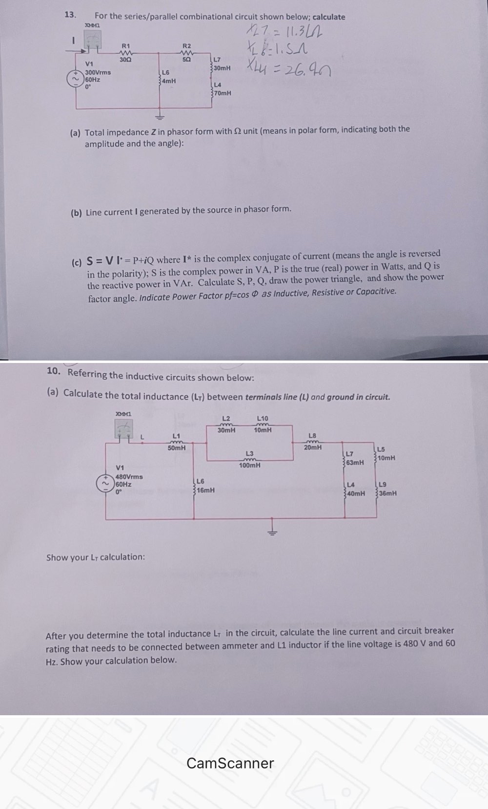Solved For the series/parallel combinational circuit shown | Chegg.com