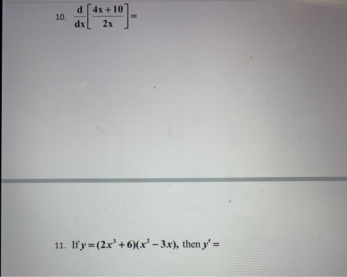 Solved (40 points) In Problems 7 through 16, calculate the | Chegg.com