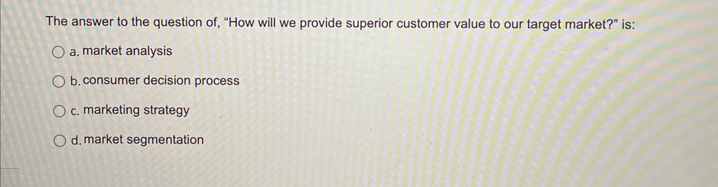 Solved The answer to the question of, ﻿"How will we provide | Chegg.com