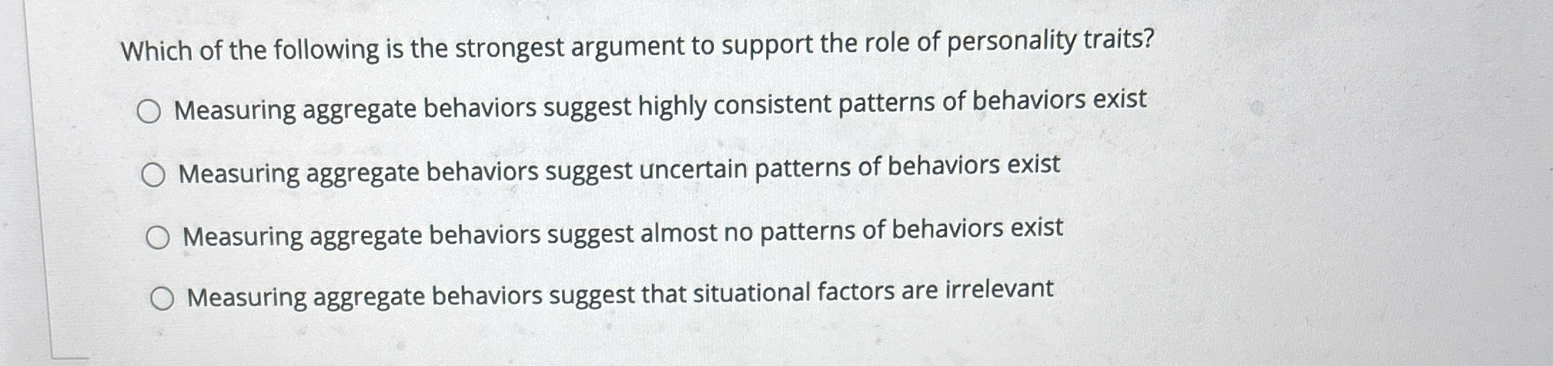 Solved Which of the following is the strongest argument to | Chegg.com