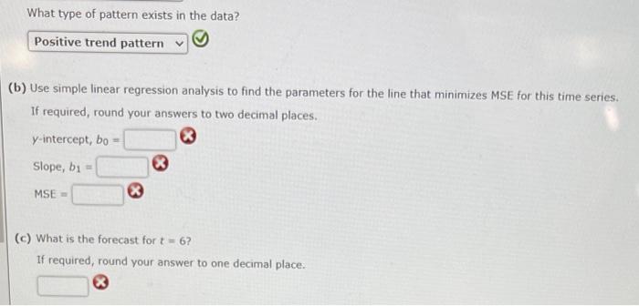 Solved Consider The Following Time Series A Choose The