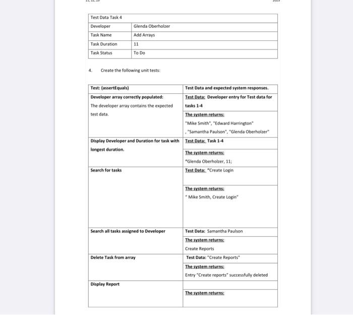 Solved Part 3 - Store Data and Display Task Report (Marks: | Chegg.com