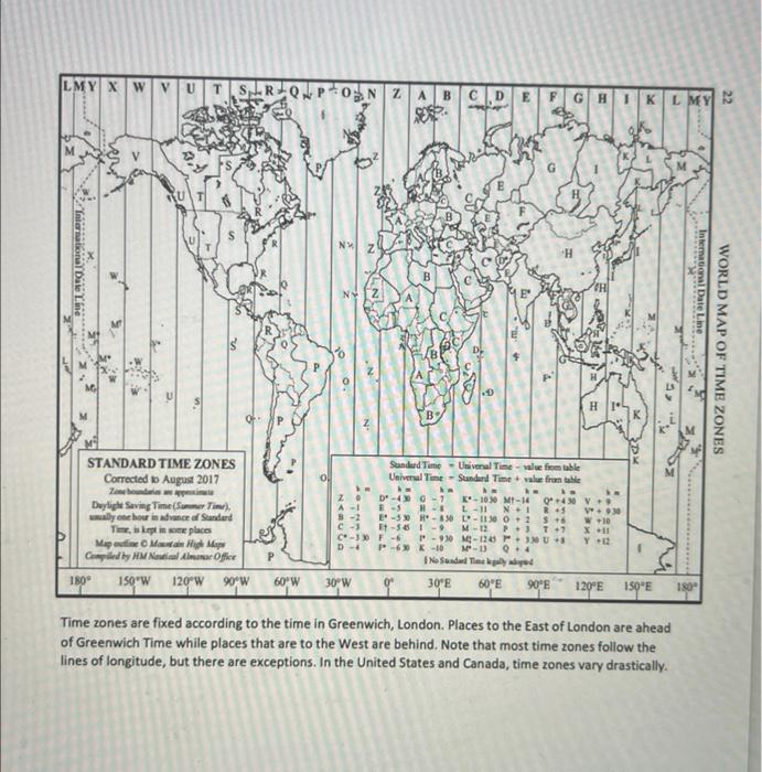 Solved Complete the table by finding out the correct time | Chegg.com