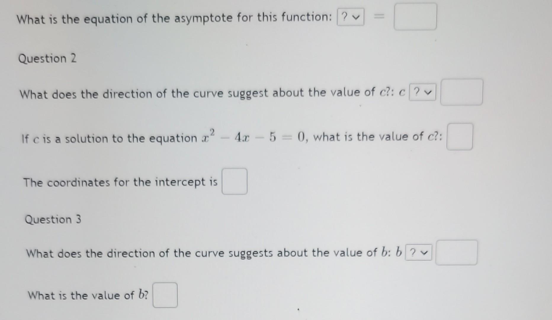 Solved Consider the function f(x)=c.bx passing through the | Chegg.com