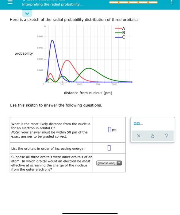 Solved Interpreting the radial probability... Here is a | Chegg.com