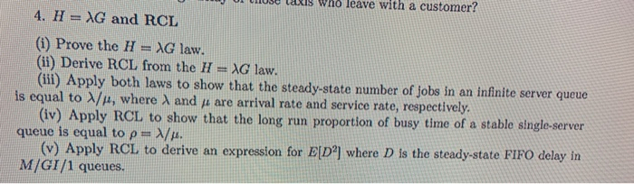 Solved Only part 3, 4 and 5. RCL means rate conservation | Chegg.com