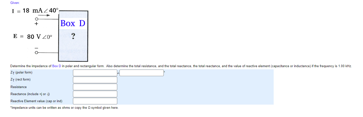 Solved Given: ZT (polar form)ZT (rect | Chegg.com