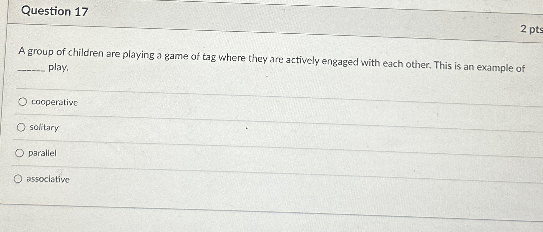 Solved Question 17A group of children are playing a game of | Chegg.com