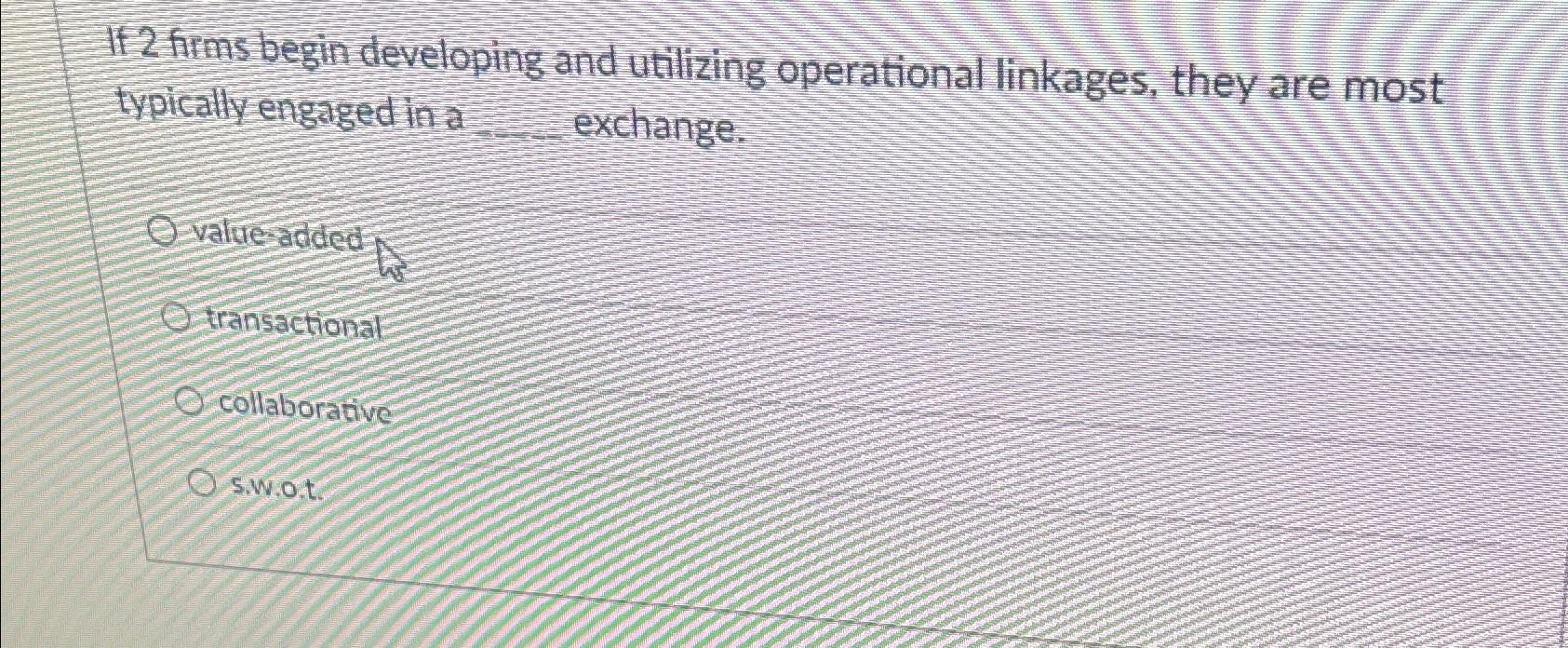 Solved If 2 ﻿firms begin developing and utilizing | Chegg.com