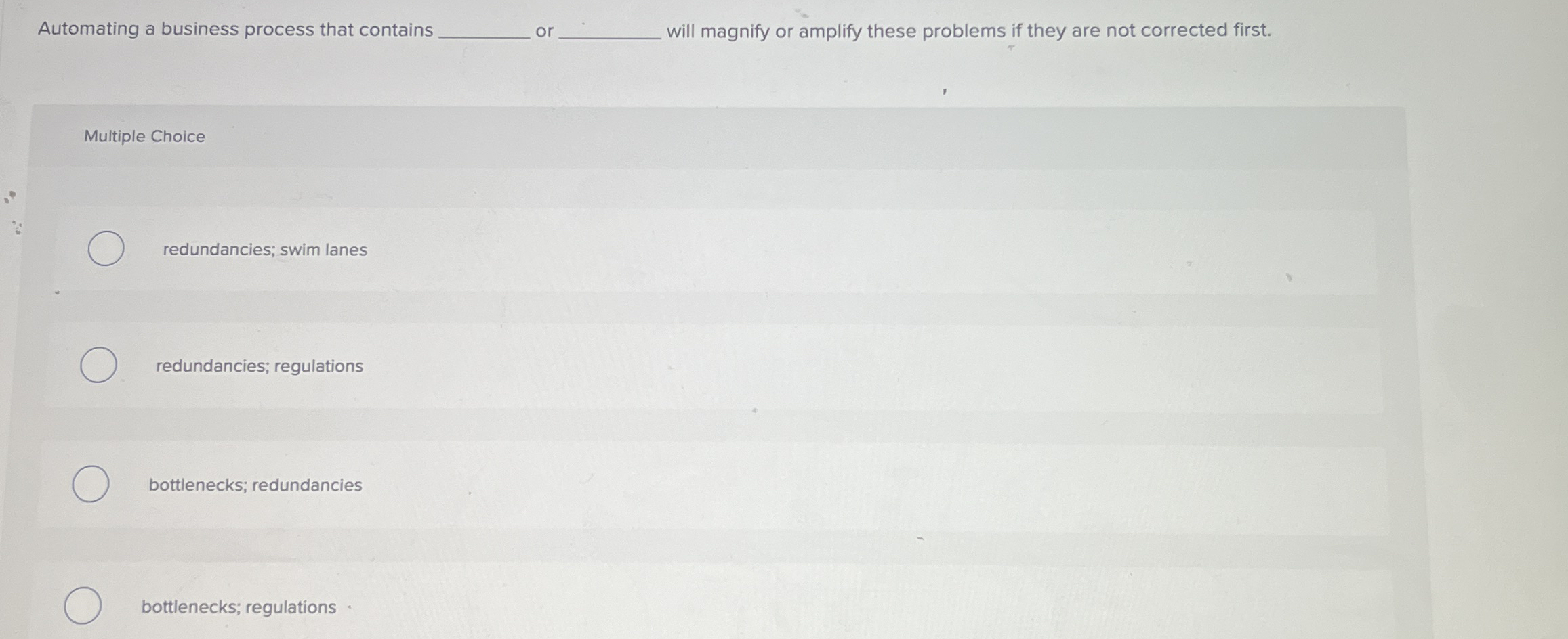 Solved Automating a business process that contains or | Chegg.com