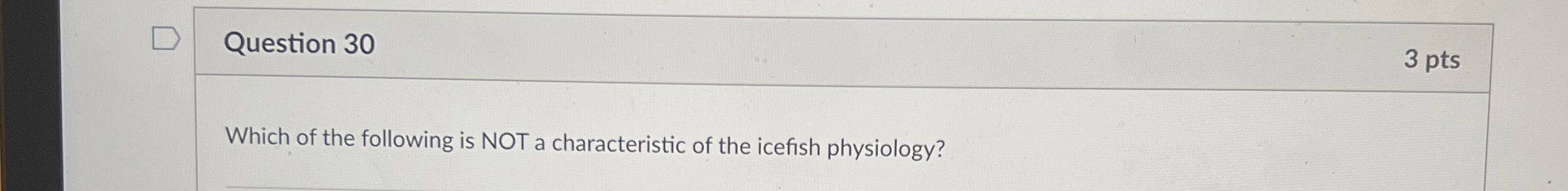 Solved Question 303 ﻿ptsWhich of the following is NOT a | Chegg.com