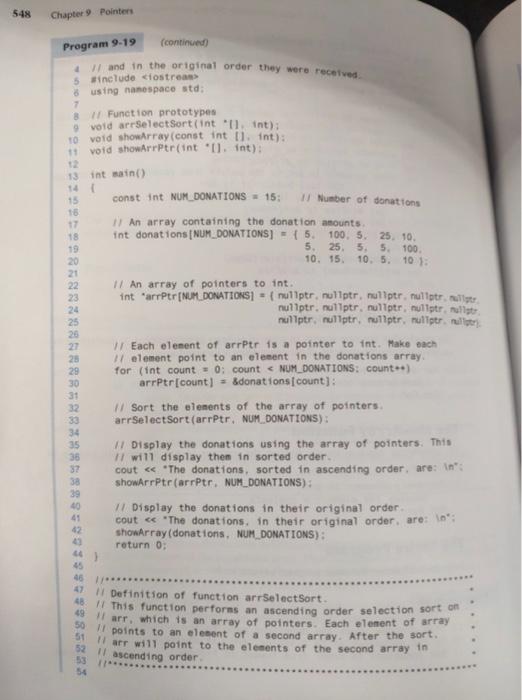 Solved Help me using C++ Code : 1) Modify Program 9-19 (the | Chegg.com
