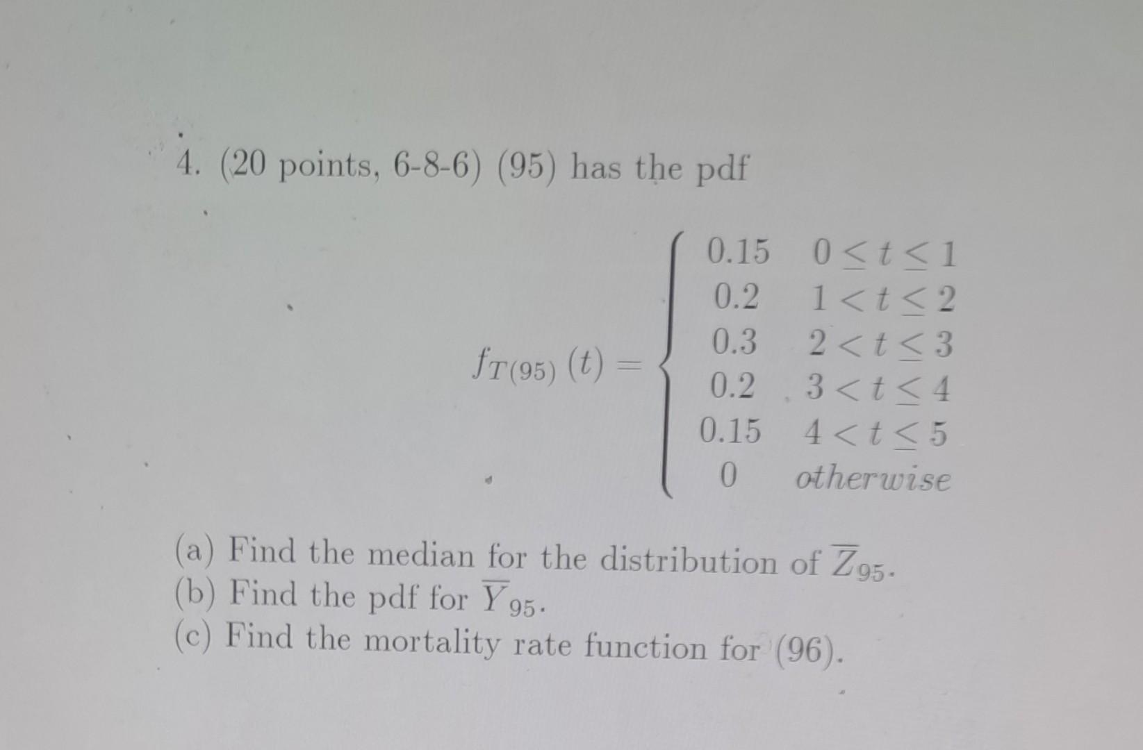 Solved 4. (20 points, 6-8-6) (95) has the pdf | Chegg.com